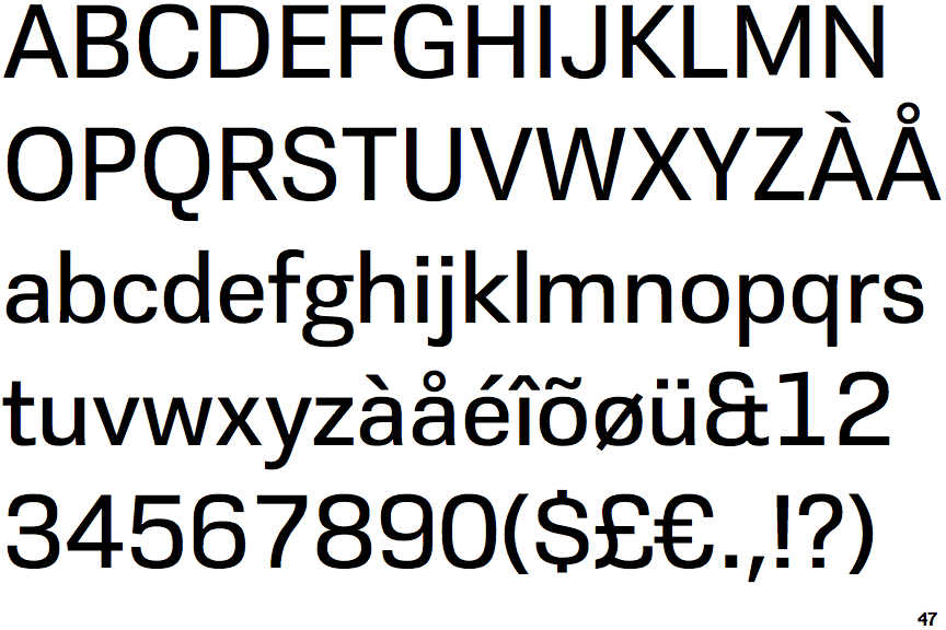 Identifont - Trilon Expanded