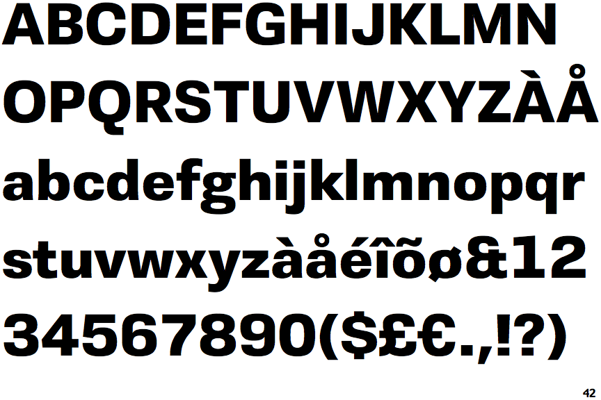 Identifont - Trilon Expanded Bold