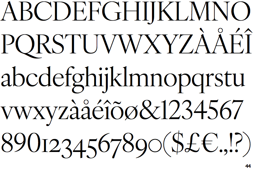 Identifont - IvyOra Display