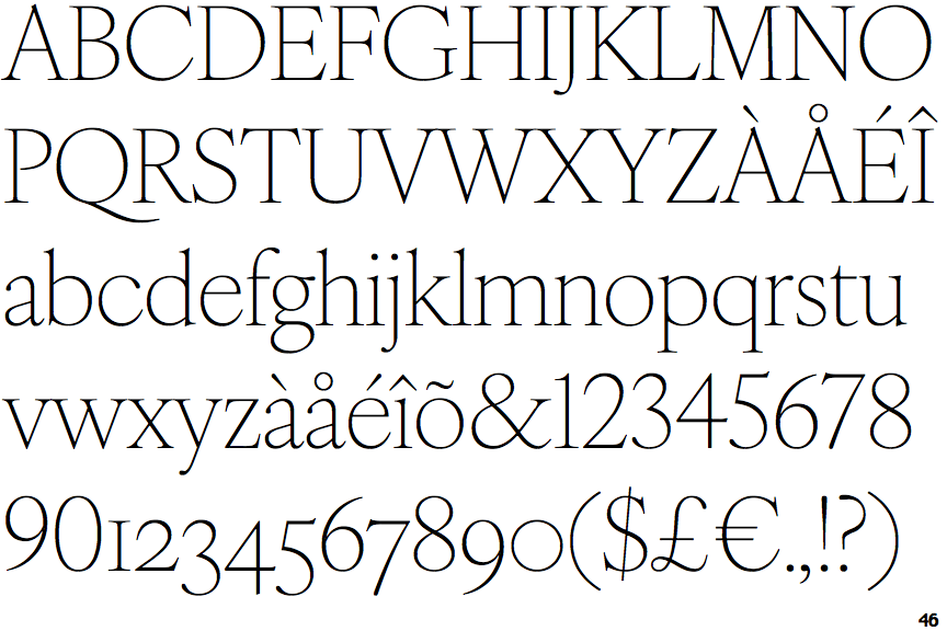 Identifont - IvyOra Display Thin