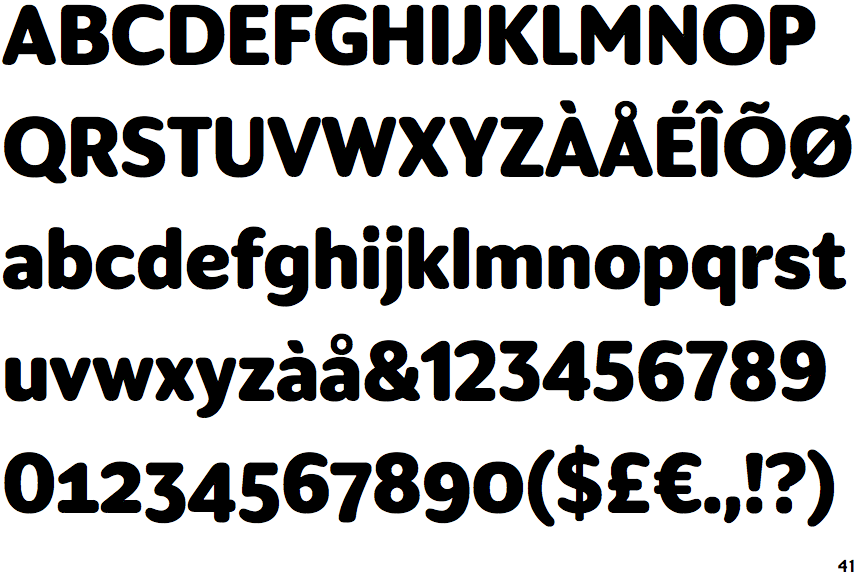 Identifont - IvySoft Black