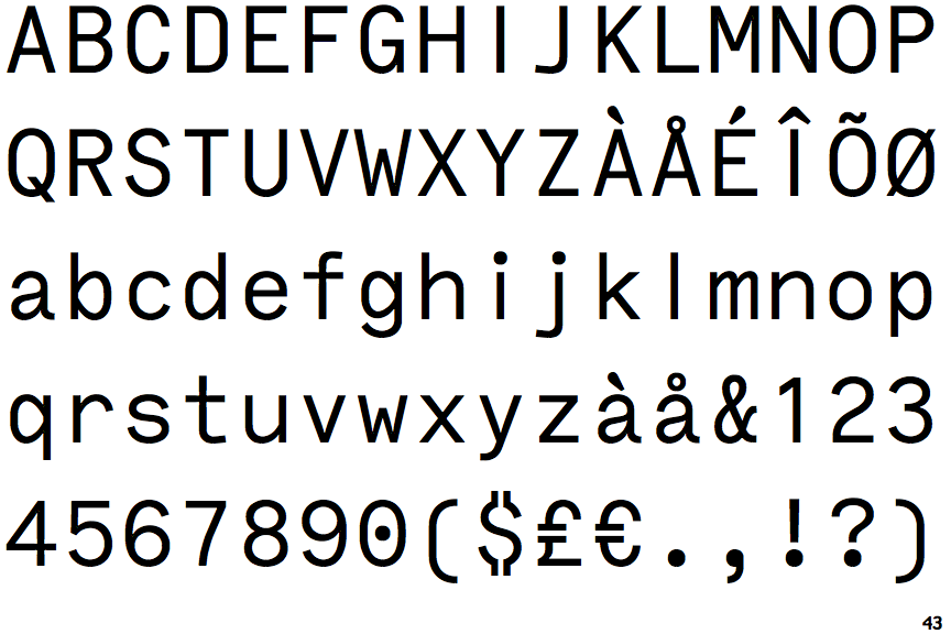 Identifont - Bull-5 Mono