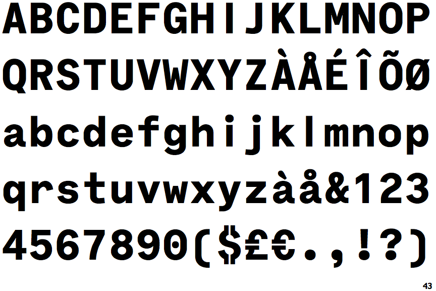 Identifont - Bull-5 Mono Bold