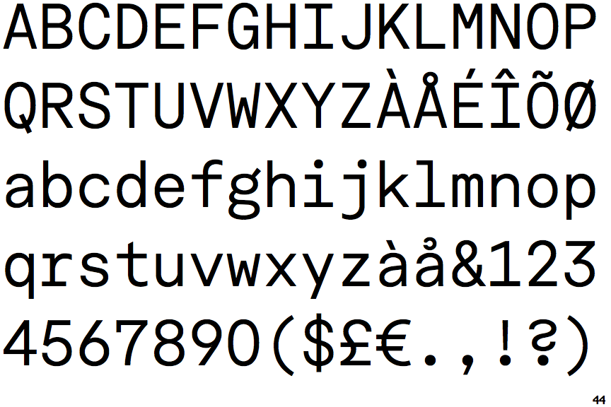 Identifont - Macan Mono