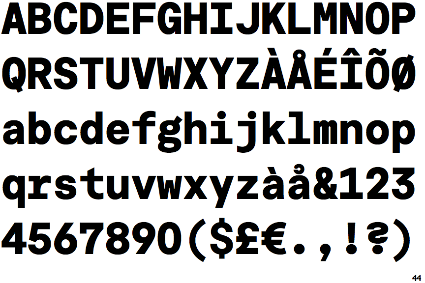 Identifont - Macan Mono Extra Bold