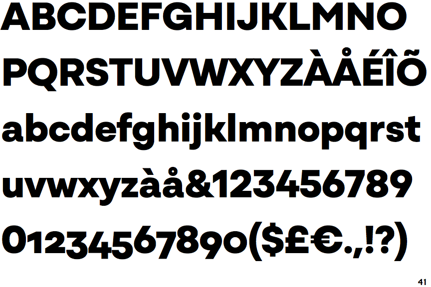 Identifont - Mozaic HUM Black