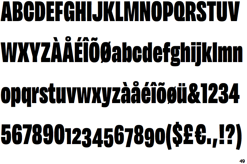 Identifont - Maleo Black