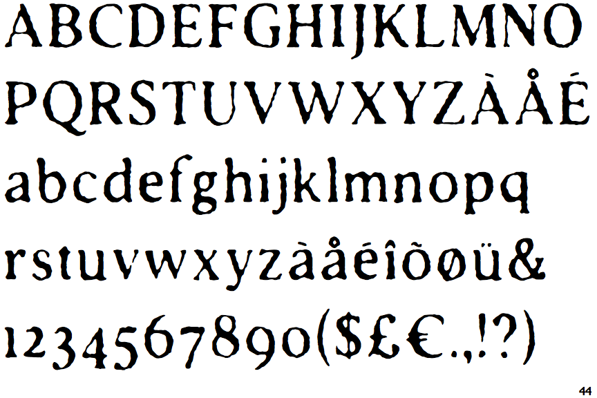 Identifont - Antiquated Light