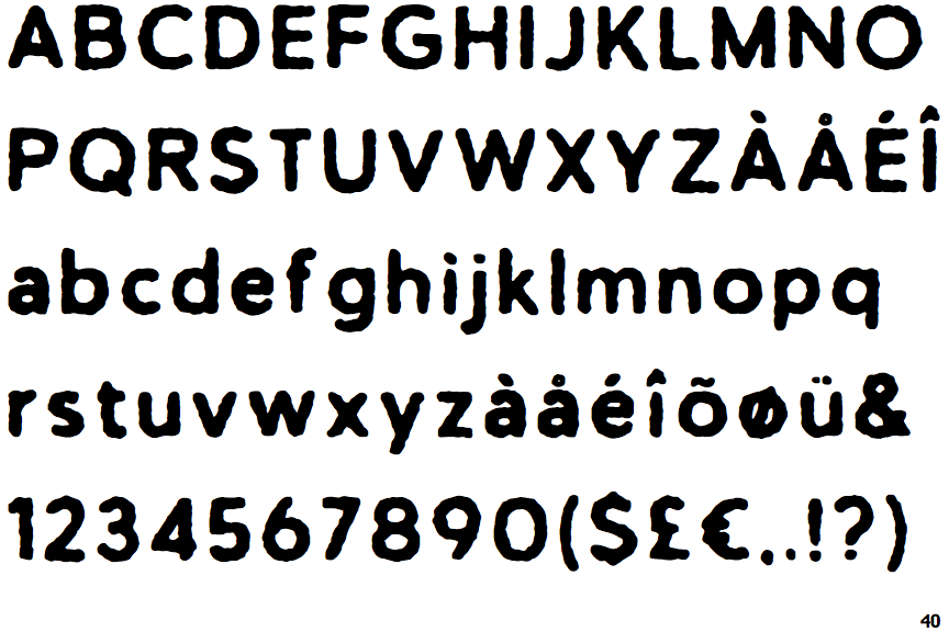 Identifont - Antiquated Sans Bold