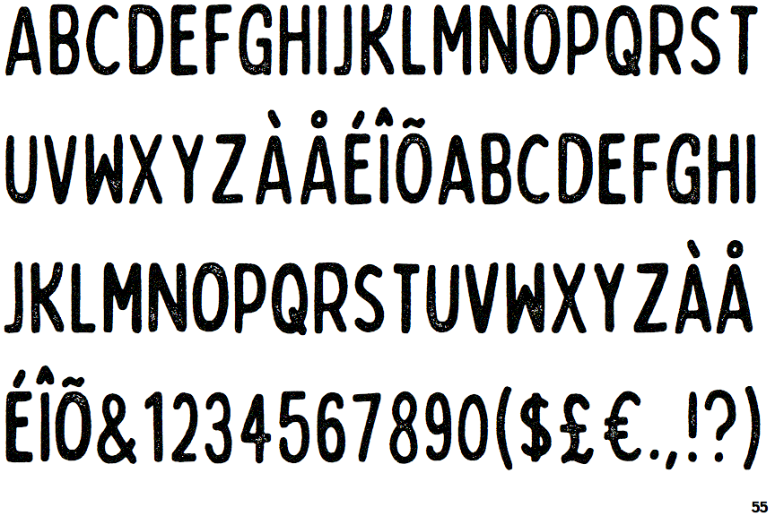 Identifont - Bobby Rough Soft Condensed