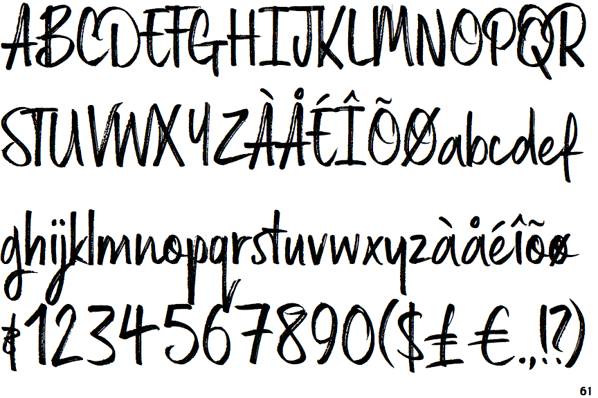 Identifont - Russell Brush