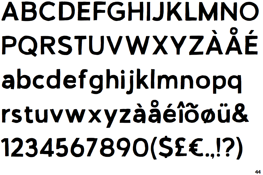 Identifont - Volume TC Sans Rustic Solid