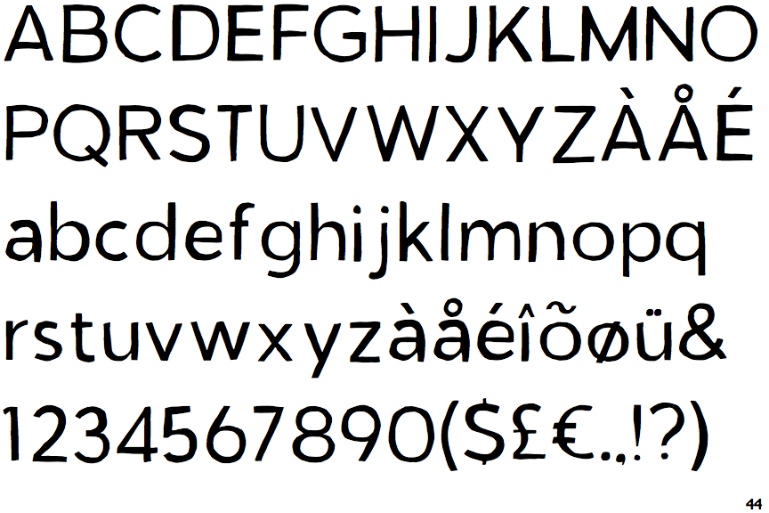 Identifont - Volume TC Sans Rustic Solid Light