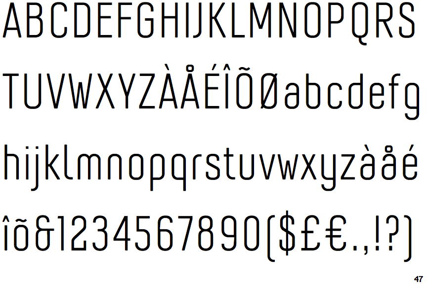 Identifont - Epoha Condensed Light