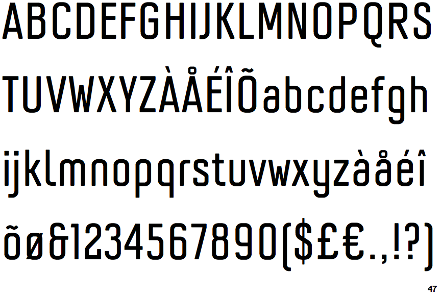 Identifont - Epoha Condensed Regular