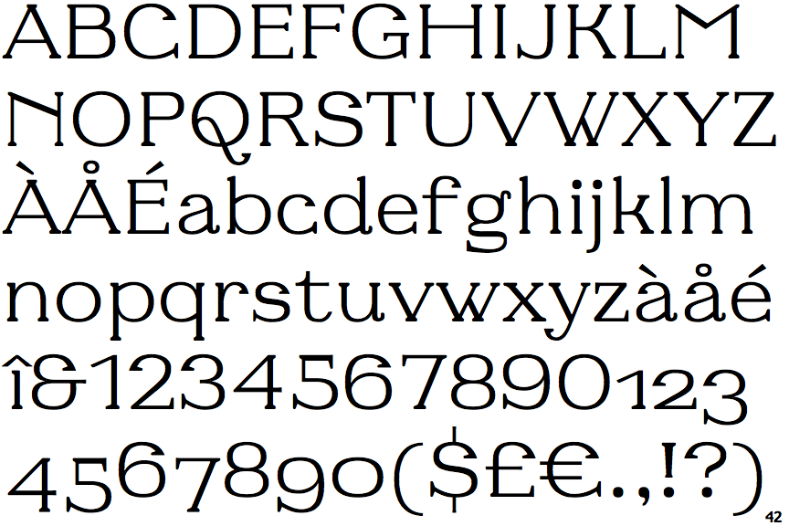 Identifont - Fabular