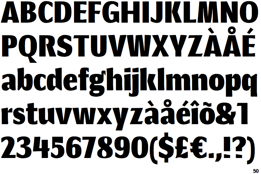Identifont - Nuvola Black