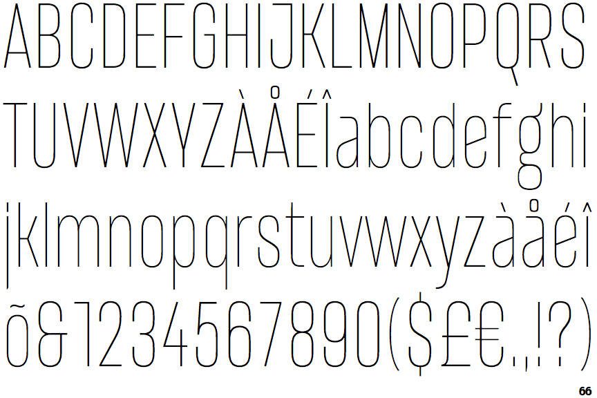 Identifont - Sidro Thin