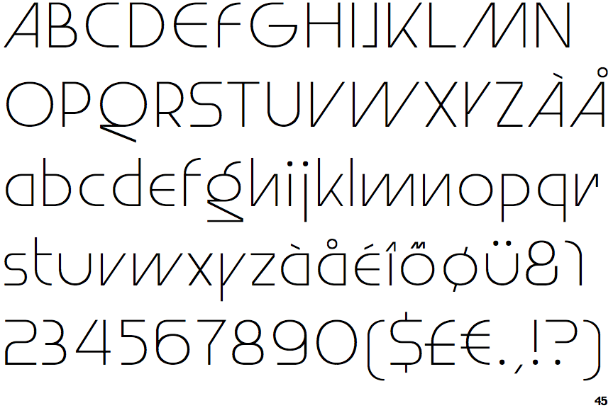 Identifont - Xperiment Sans Light