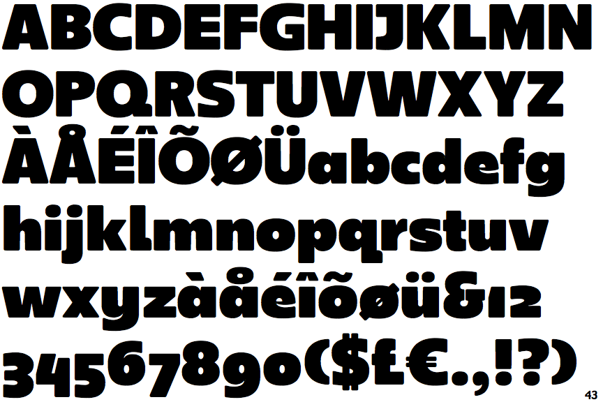 Identifont - Rum Soft Sans Black