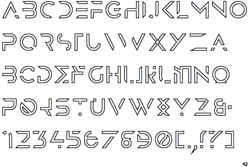 Identifont - Anurati Outline