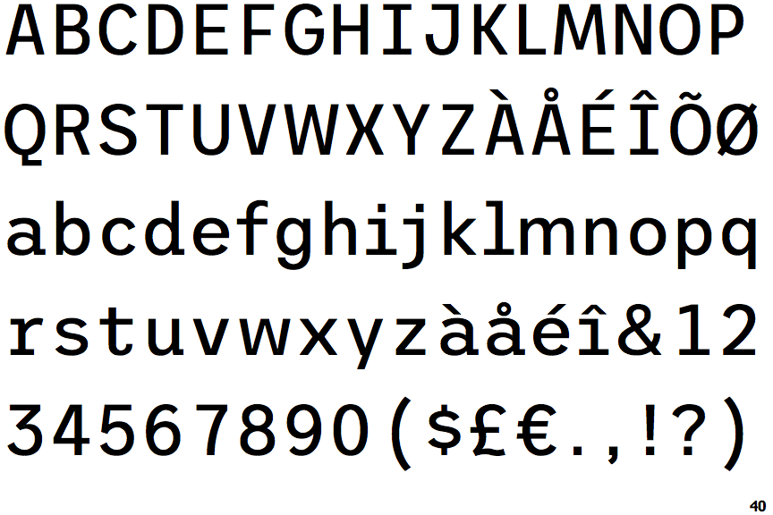 Identifont - Trispace