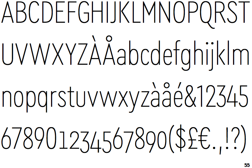 Identifont - Cera Condensed Thin