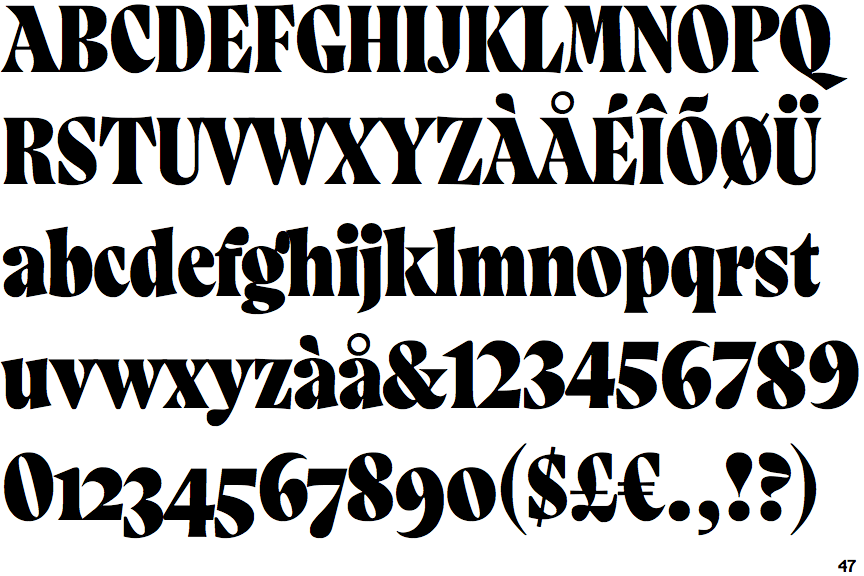 Identifont - Gregory Poster Extra Bold