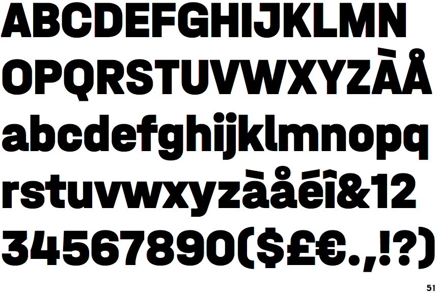 Identifont - Halvar Mittelschrift Black