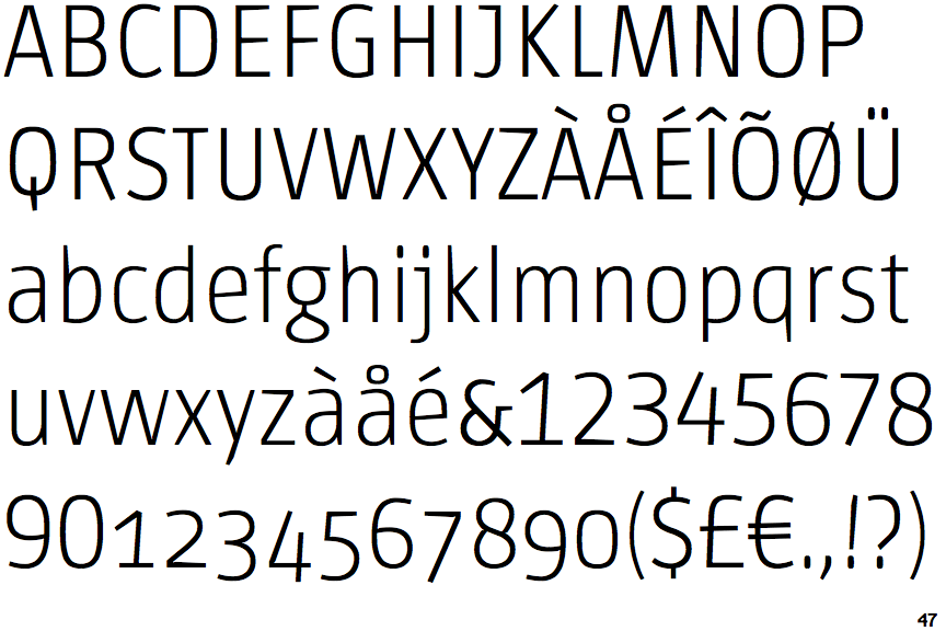 Identifont - Chaco Thin