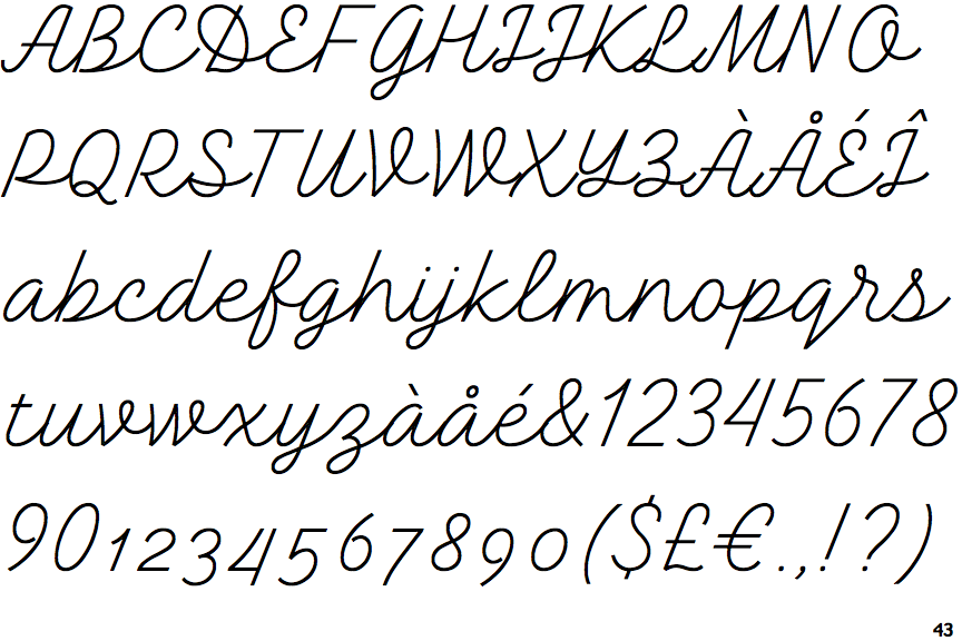 Identifont - TT Backwards Script Thin