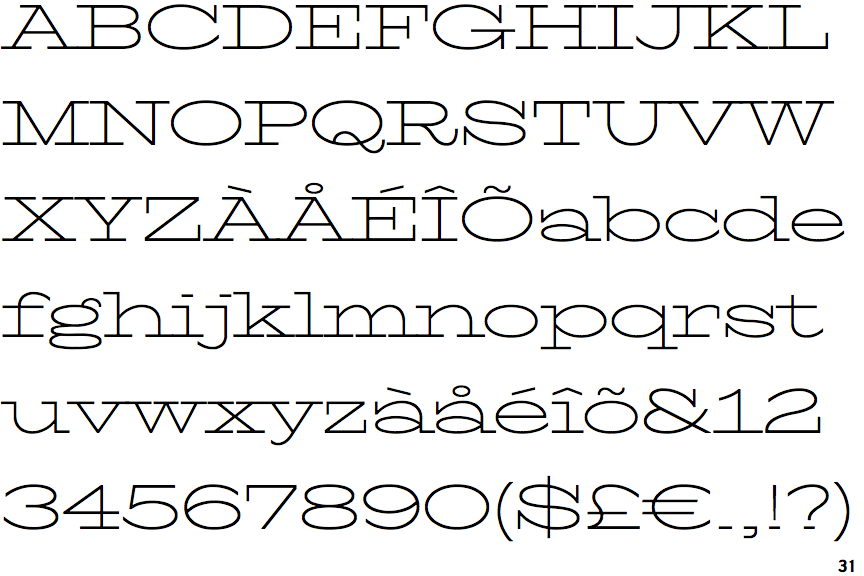 Identifont - TT Globs Extra Light