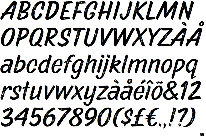 Identifont - Pinatas Marks Rough Bold