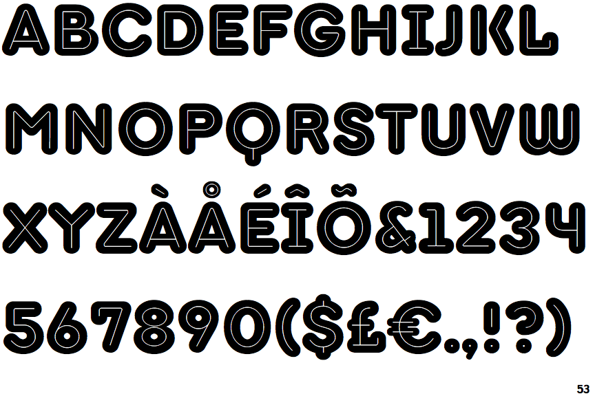 Identifont - TT Milks Casual Pie Inline