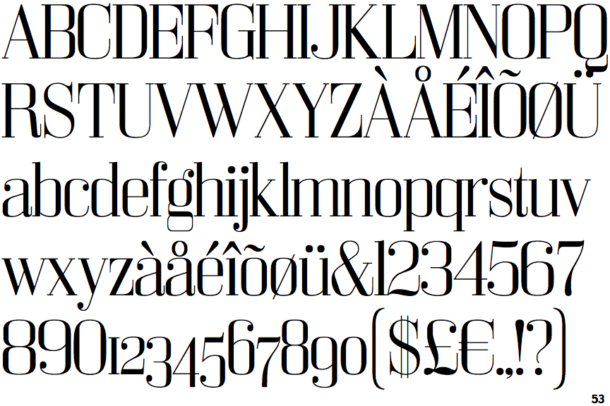 Identifont - Bodoni Z37 L Light