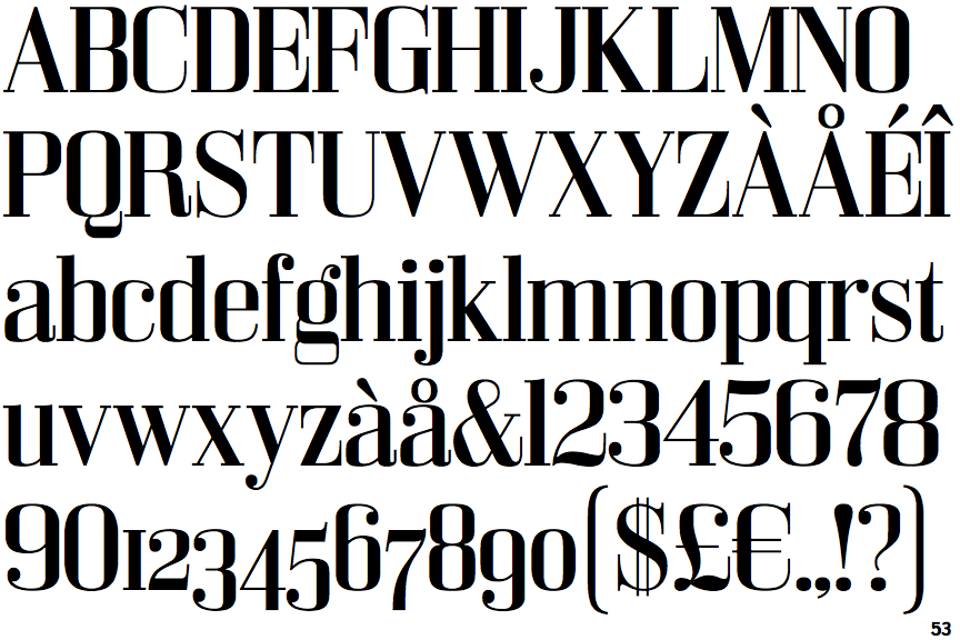 Identifont - Bodoni Z37 M