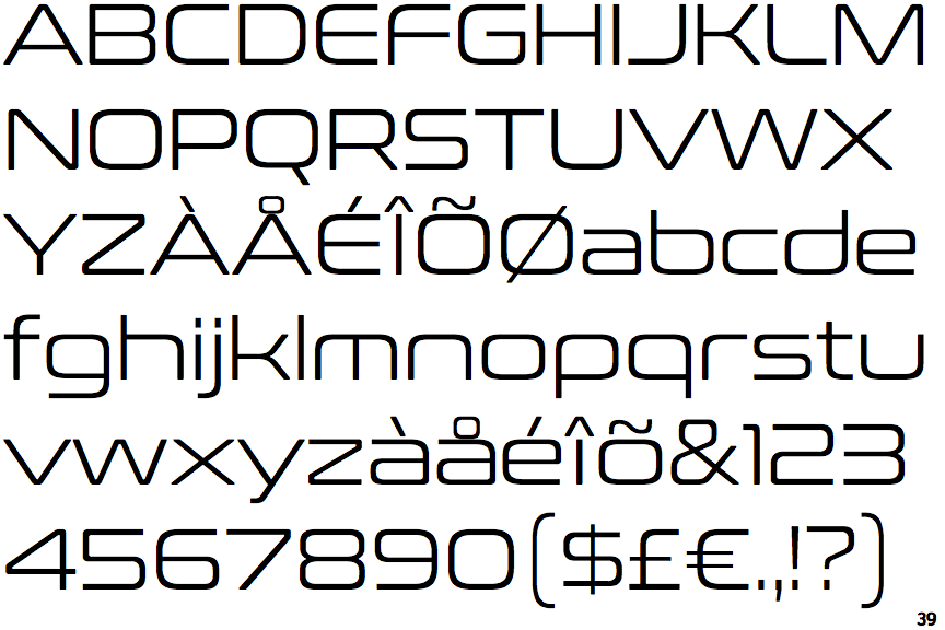 Identifont - Conthrax Light