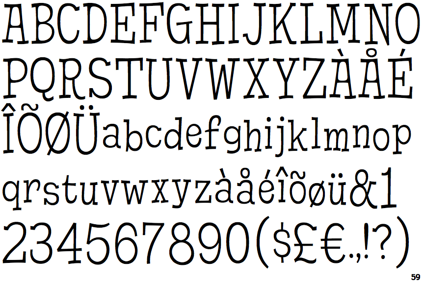 Identifont - Cornpile Light