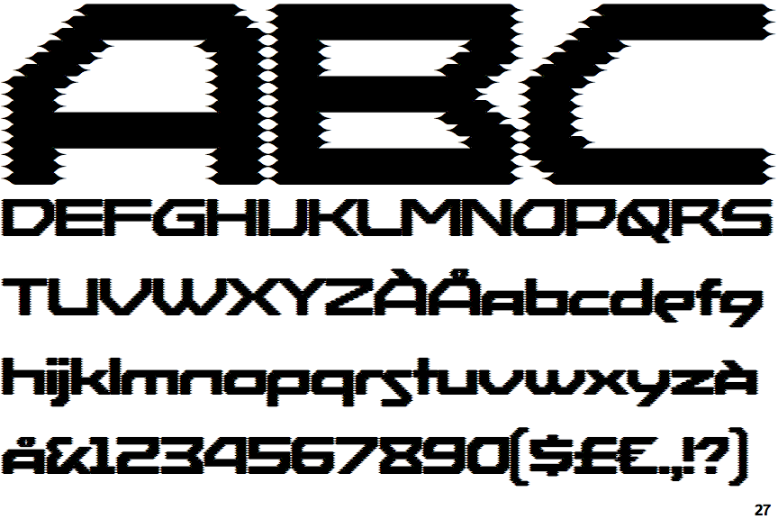 Identifont - Disassembler Screen