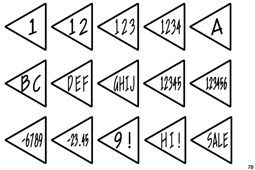 Identifont - Encercle Draft Triangle Left