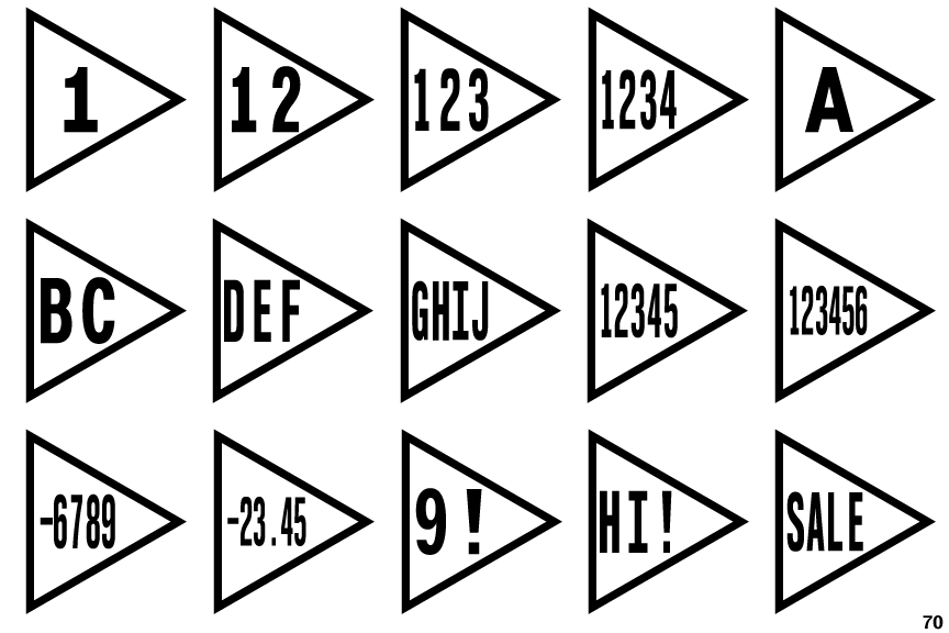 Identifont - Encercle Sans Triangle Right