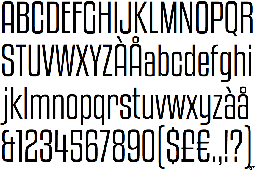 Identifont - Kenyan Coffee Light