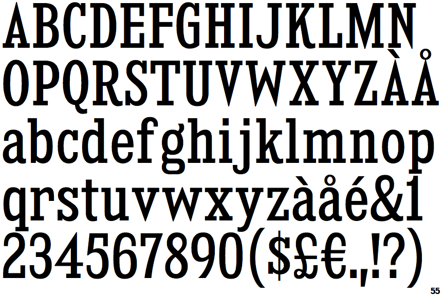 Identifont - Kingsbridge Condensed