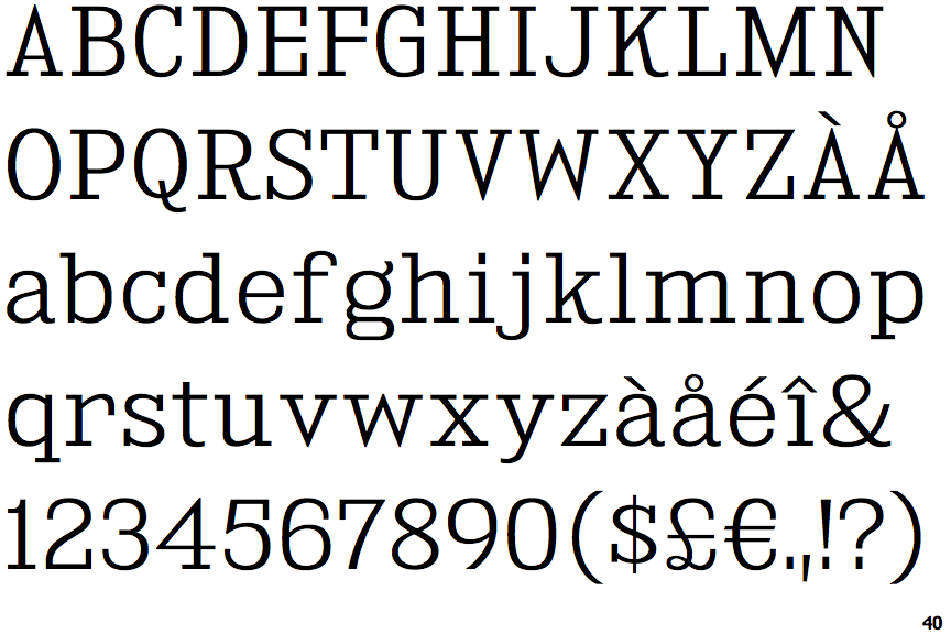 Identifont - Kingsbridge Light