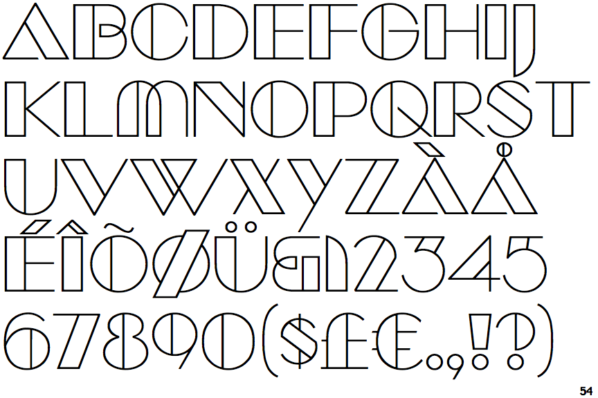 Identifont - Manbow Clear