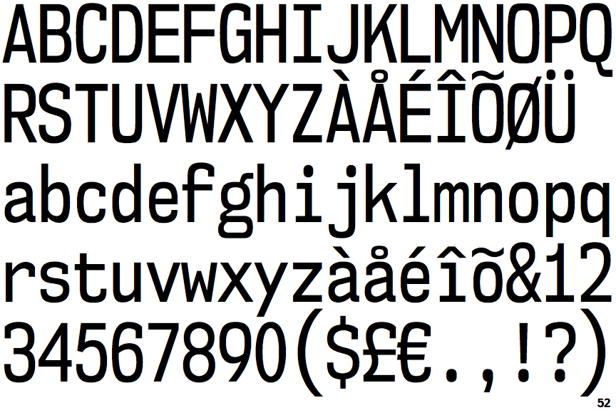 Identifont - NK57 Monospace Condensed