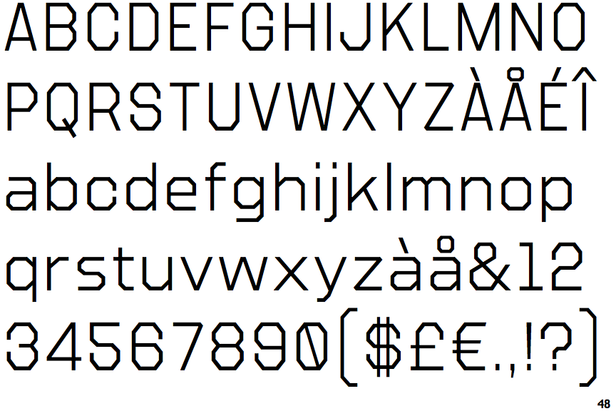 Identifont - Refuel Extra Light