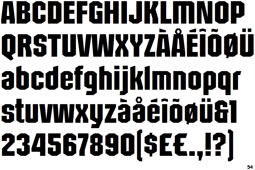 Identifont - Structia