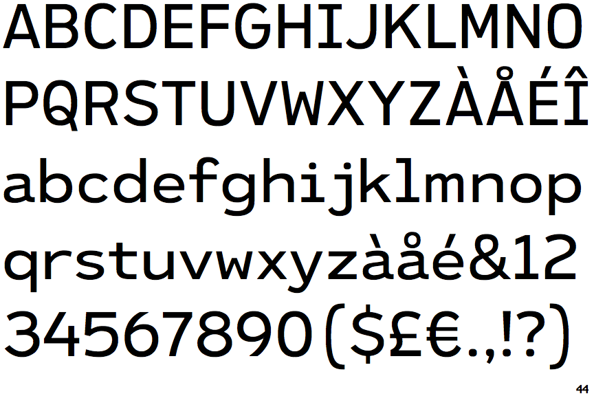 Identifont - Ultraproxi Light