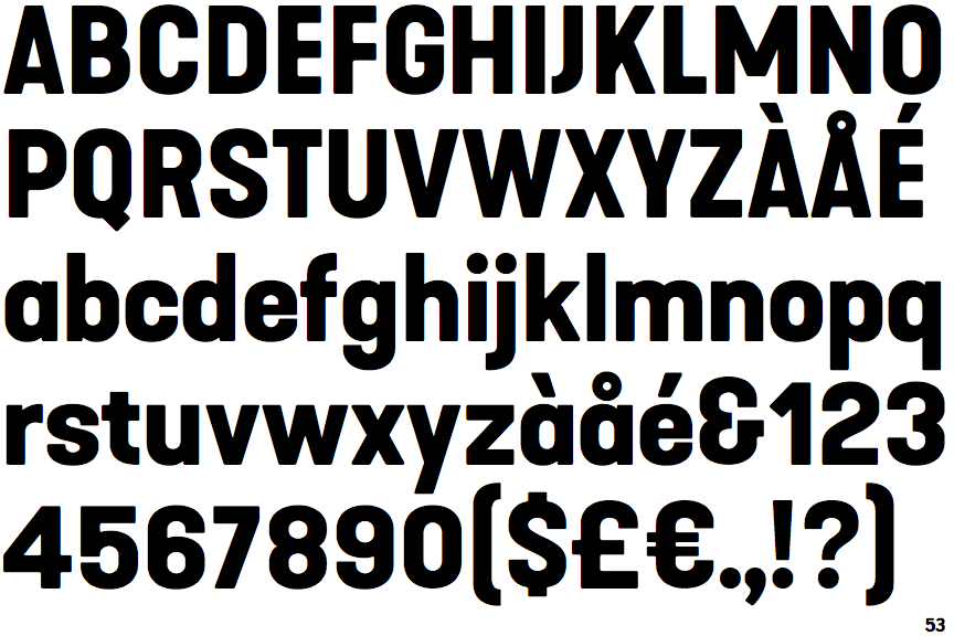 Identifont - Kapra Neue Bold Expanded